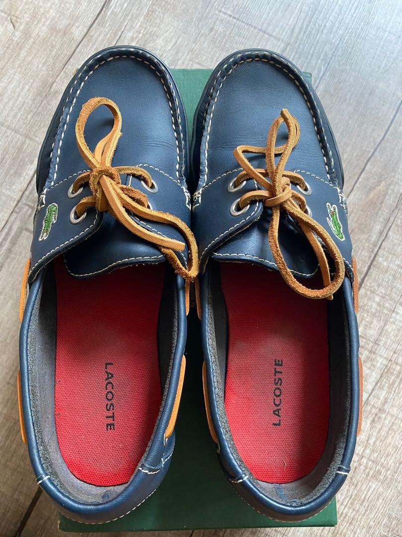 Lacoste Boat Shoes, Men's Fashion, Footwear, Dress Shoes on Carousell