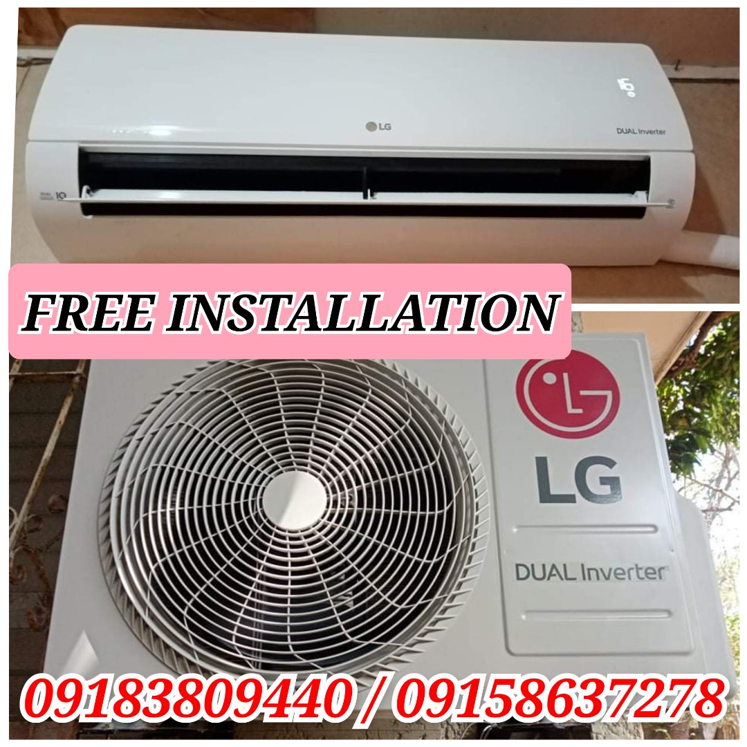 LG Dual Inverter Split Type Aircon, TV & Home Appliances, Air ...