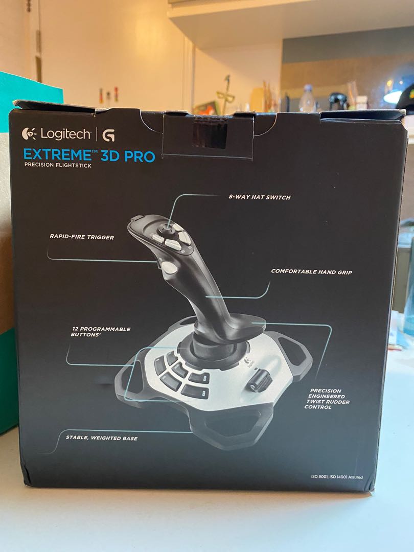 Logtech 3D pro 飛機手制, 手提電話, 電話及其他裝置配件, 其他電子周邊配件及產品 - Carousell