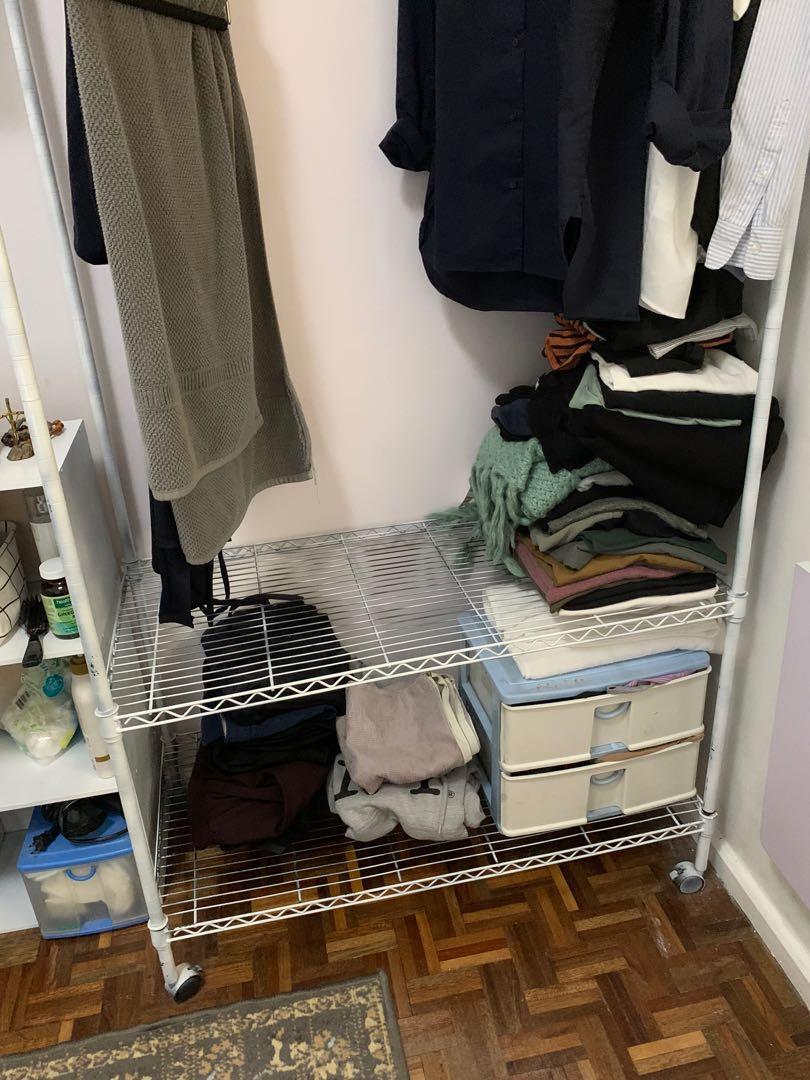 Mandaue Foam Clothes Rack / Cabinet / Closet, Furniture & Home Living ...