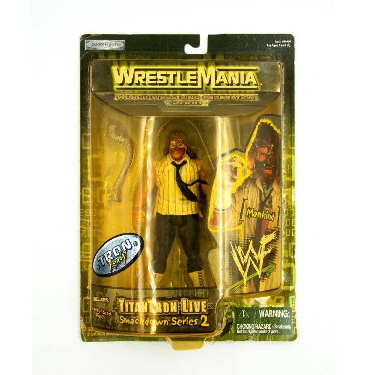 Mankind (WWF Titan Tron Live) Action Figure, Hobbies & Toys, Toys ...