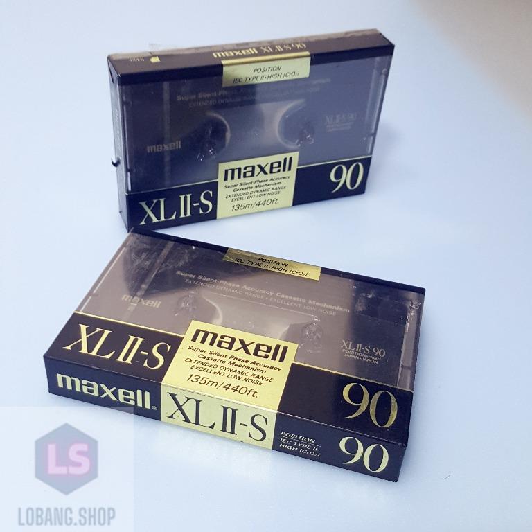 Maxell XL II-S Cr02 High Position IEC Type II 90 Minutes Cassette Tape ...