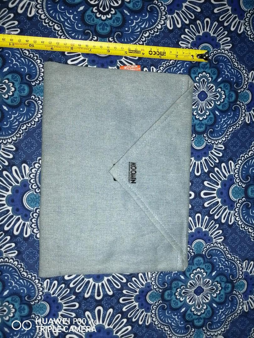Moomin Denim Envelope Document Bag, Women's Fashion, Bags & Wallets ...