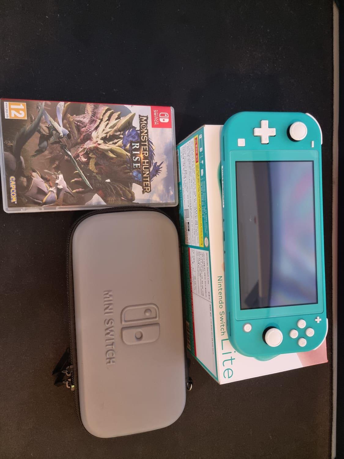 Nintendo Switch lite x Monster Hunter Rise bundle, Video Gaming, Video ...