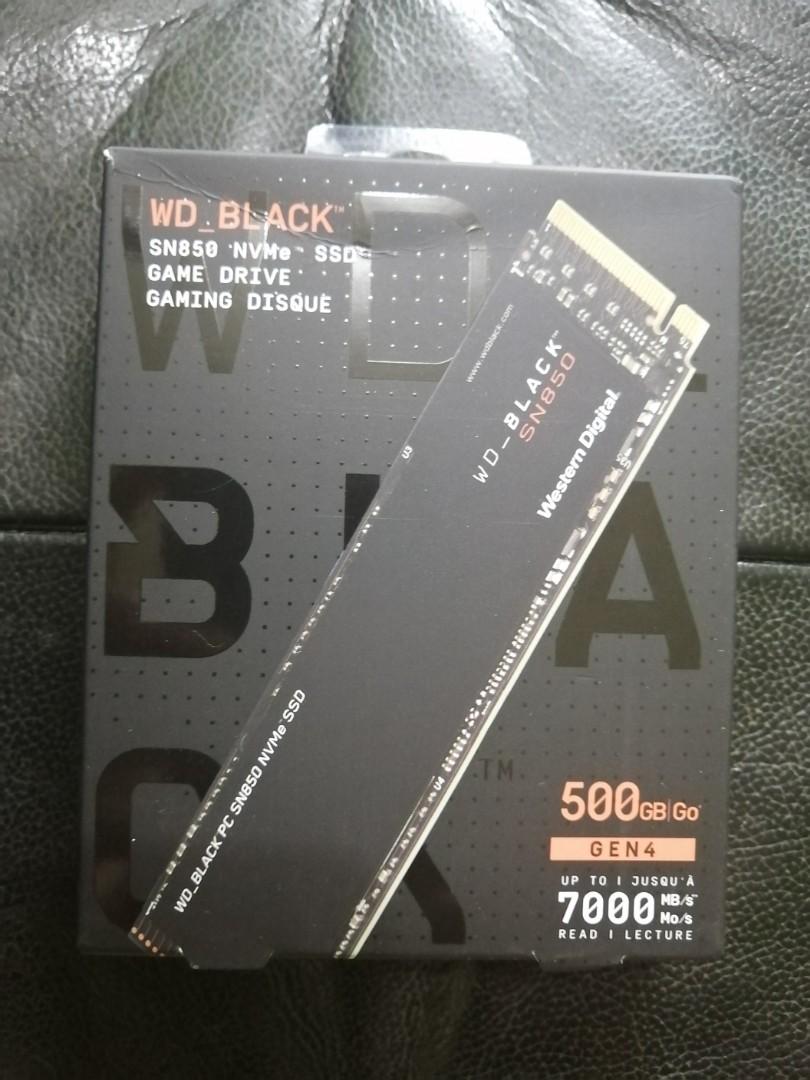 Number 1 Speed NvMe SSD King of the Kings WD Black SN850 500GB 7000MB/s ...