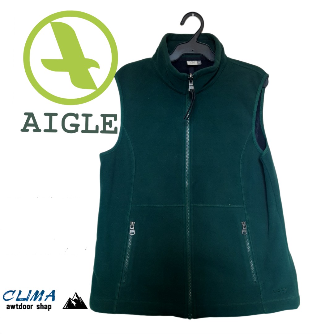 Original aigle micro fleece jacket ( vest ), Women's Fashion, Coats ...