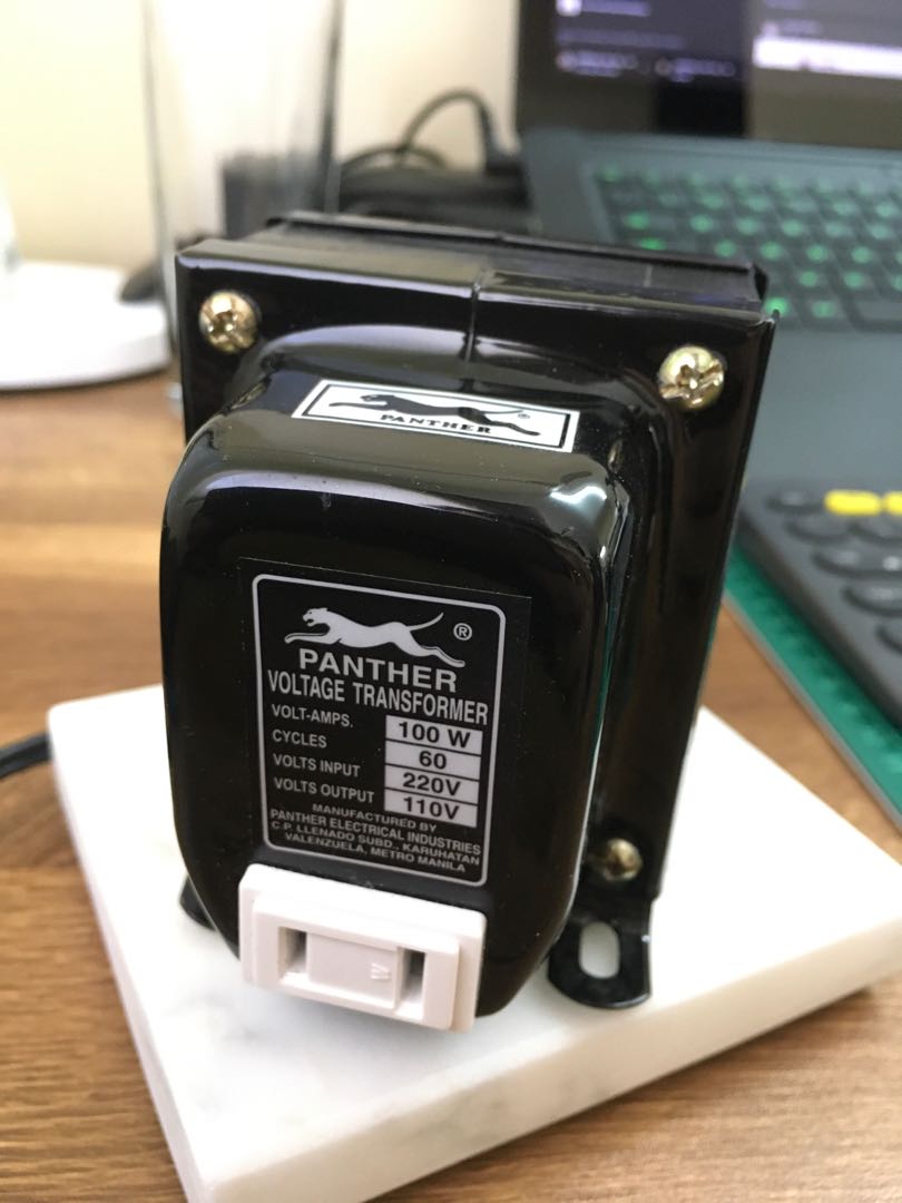 Panther Voltage Transformer 100 watts, TV & Home Appliances, Electrical ...