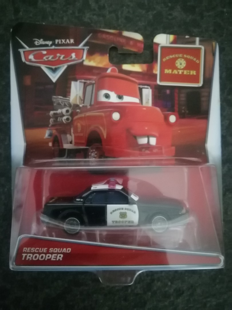 Pixar Car rescue squad trooper, Hobbies & Toys, Toys & Games on Carousell