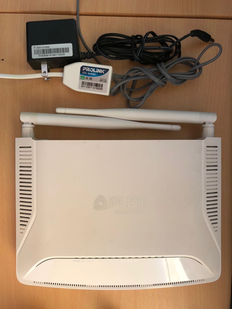 PLDT FIBR wi-fi router, Computers & Tech, Parts & Accessories, Cables ...