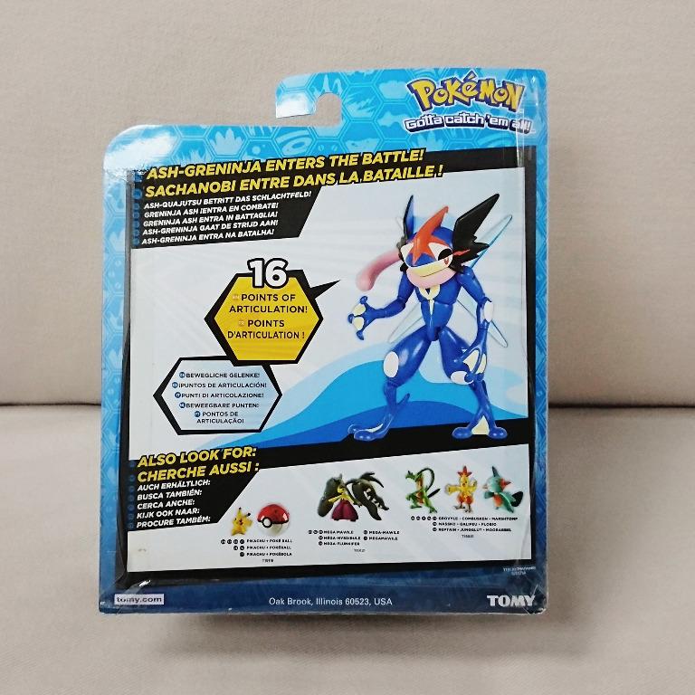 Pokemon Ash Greninja Toy Figure by TOMY with multiple points of Articulation, Hobbies & Toys ...