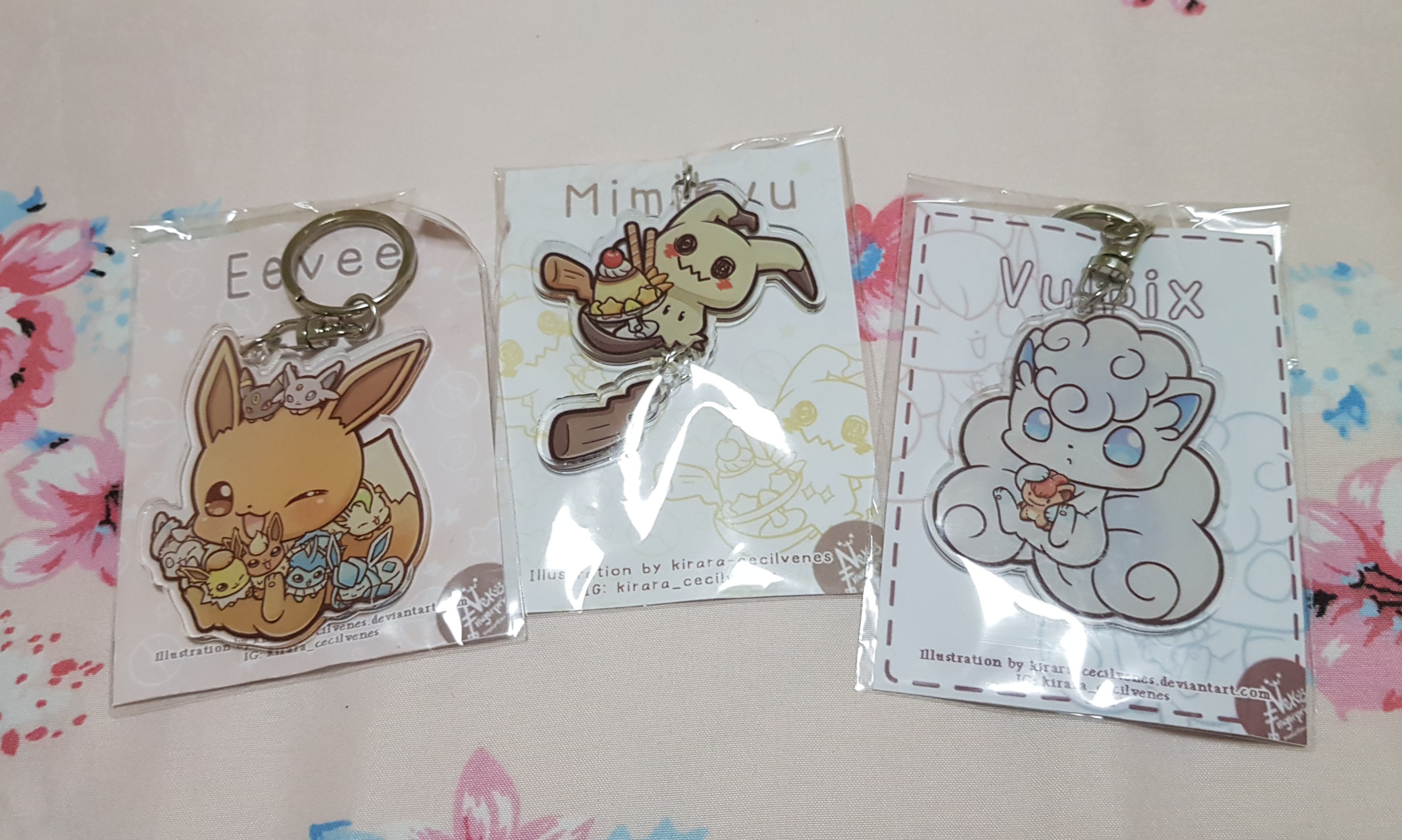 Pokemon fan made acrylic charm, Hobbies & Toys, Memorabilia ...