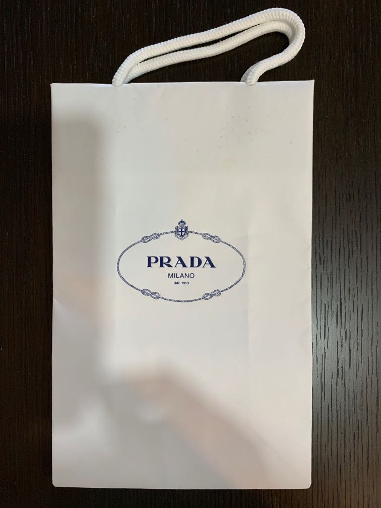 Prada paper carrier - Original, Luxury, Bags & Wallets on Carousell