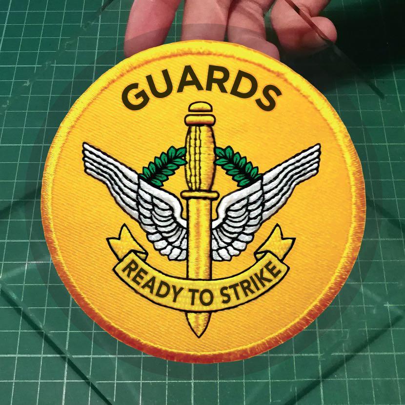 SAF GUARDS RANGER . Static Cling Car Decals . 11cm diameter . Free ...
