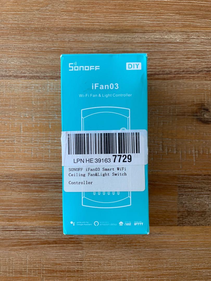 Sonoff iFan03, Furniture & Home Living, Lighting & Fans, Fans on Carousell