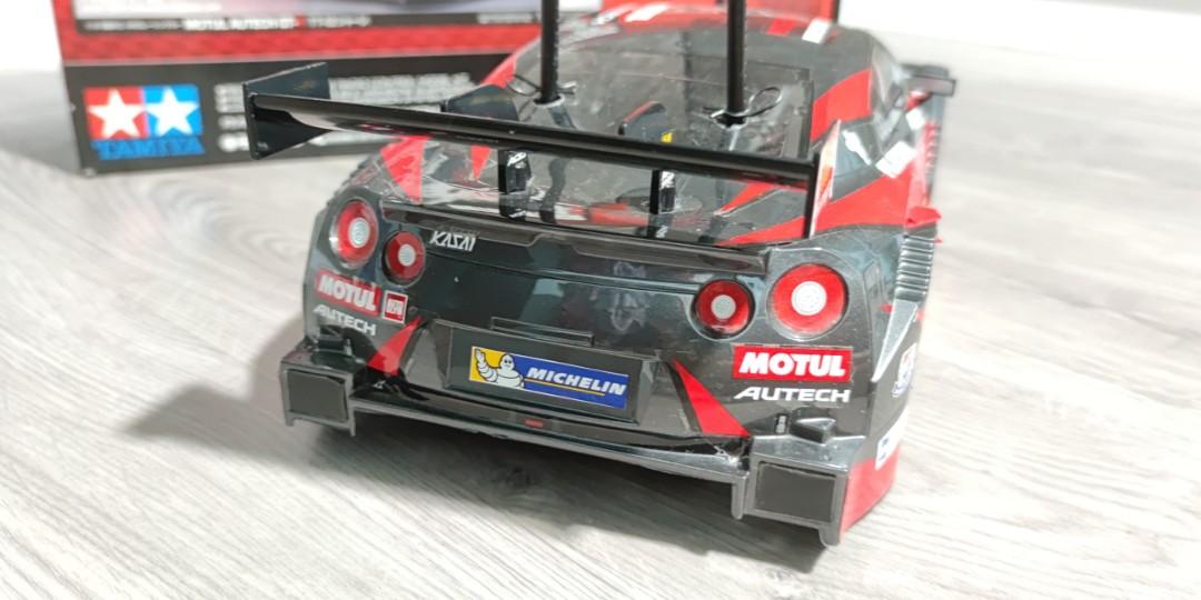 Tamiya rc car 1/10 TT02 with Motul Autech Nissan GT-R shell, Hobbies ...