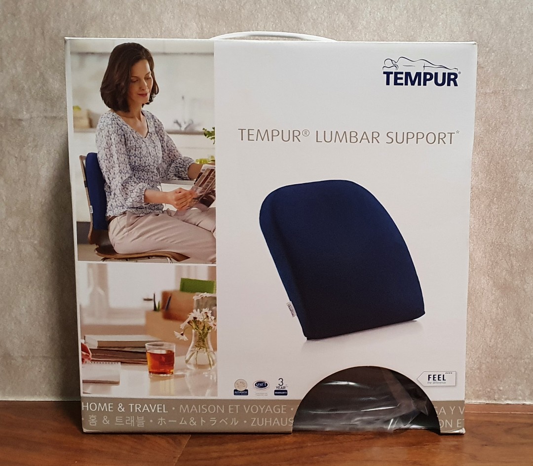 TEMPUR® LUMBAR SUPPORT, Health & Nutrition, Massage Devices on Carousell