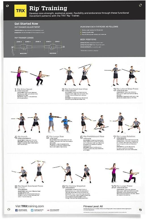 TRX Training RIP Trainer Basic Kit, Sports Equipment, Exercise & Fitness, Toning & Stretching ...