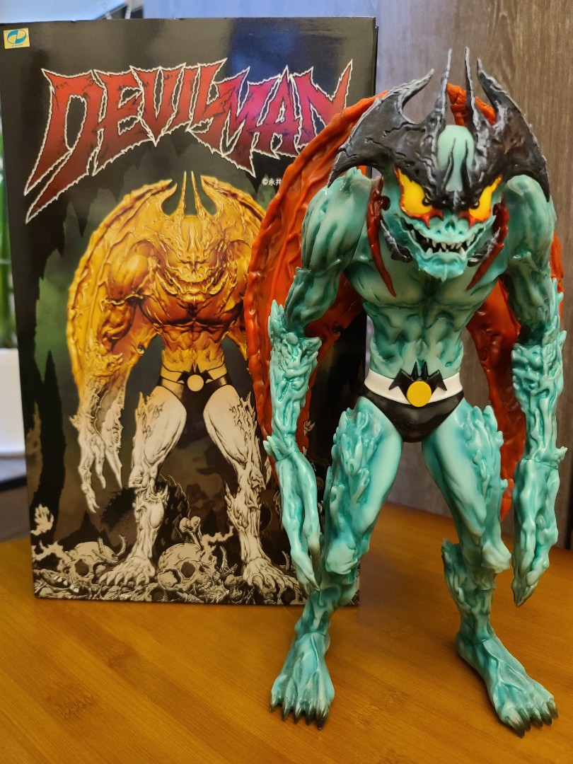 Unbox Industries - “惡魔人 Devilman” by Mike Sutfin (搪膠 大膠 中膠 膠品 sofubi ...