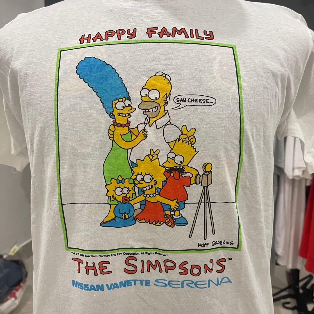 VINTAGE SIMPSONS X NISSAN SERENA, Men's Fashion, Tops & Sets, Tshirts ...