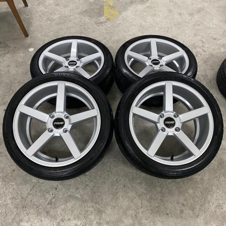 Vossen 17 inch sport rim Gen2 tyre 70%, Auto Accessories on Carousell