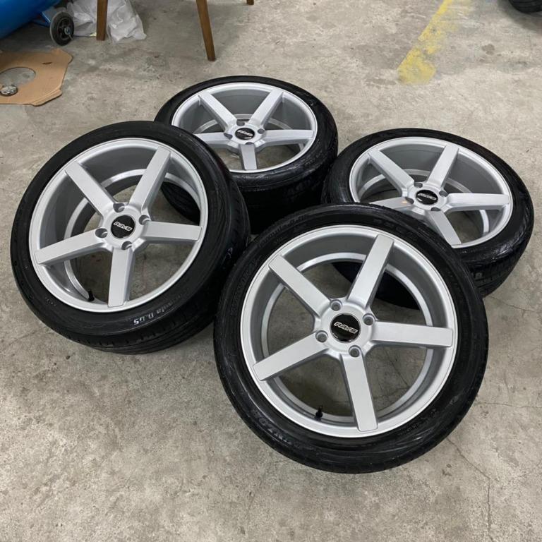 Vossen 17 inch sport rim Gen2 tyre 70%, Auto Accessories on Carousell