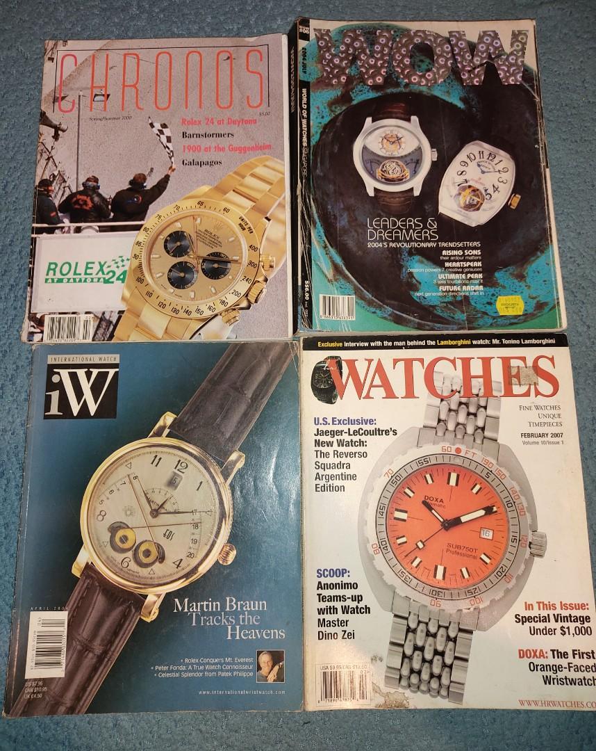 Watch reference magazines/catalogues, Men's Fashion, Watches ...