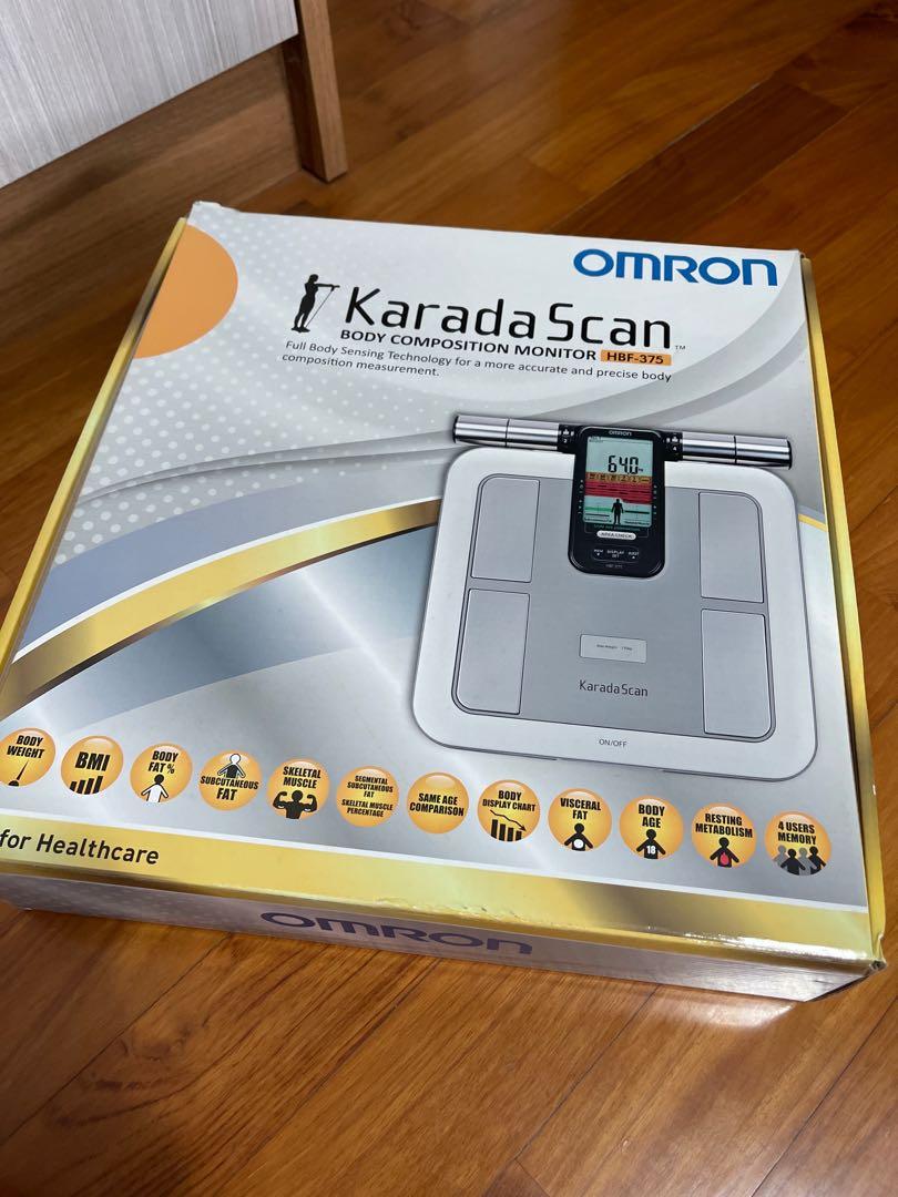 Omron karada scan body composition monitor HBF 375, Health & Nutrition ...