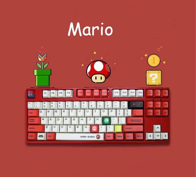 119 Keycap Mario Theme PBT Sublimation Original Height Keycap ...