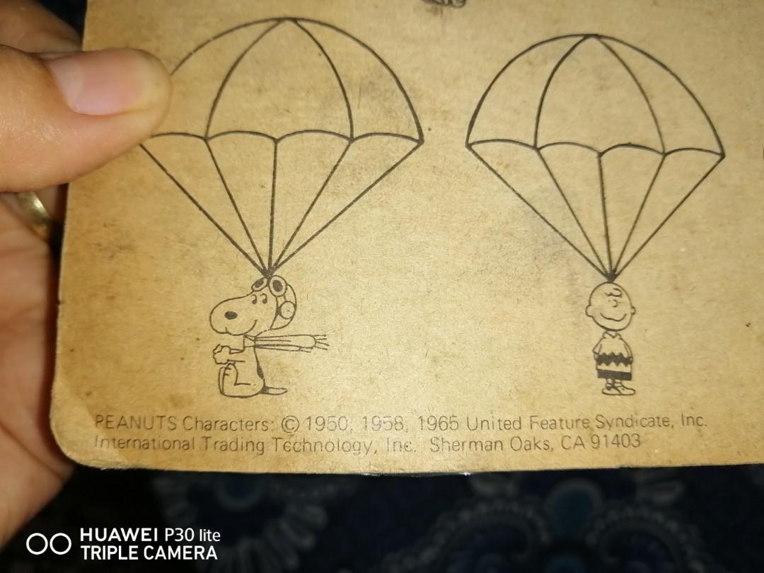 1950 to 1971 Edition Vintage Rare Snoopy and Woody Paratrooper Mini ...
