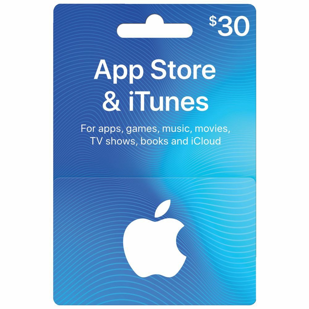 $30 Apple Gift Card, Tickets & Vouchers, Vouchers on Carousell