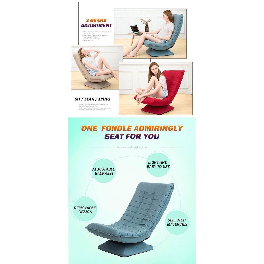 360 degree swivel multi-fold lazy sofa, Furniture & Home Living ...