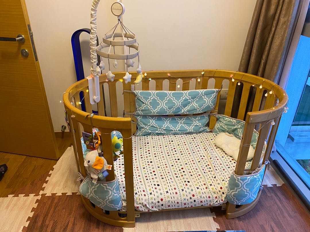 5 in 1 cot - Sova Cot Classic, Furniture & Home Living, Furniture, Bed ...
