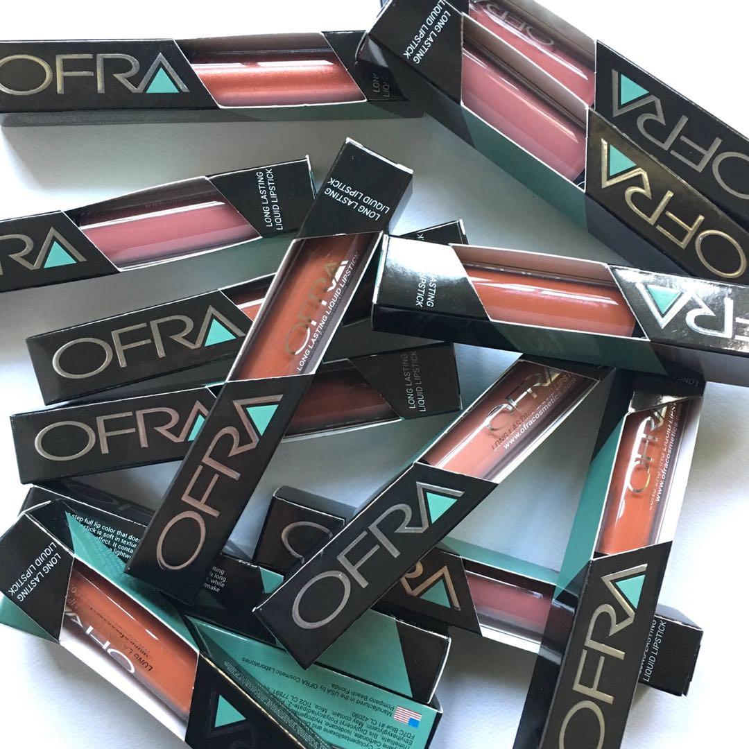 全新舊包裝 Ofra long lasting liquid lipstick #Americano #Mocha #Pasadena # ...