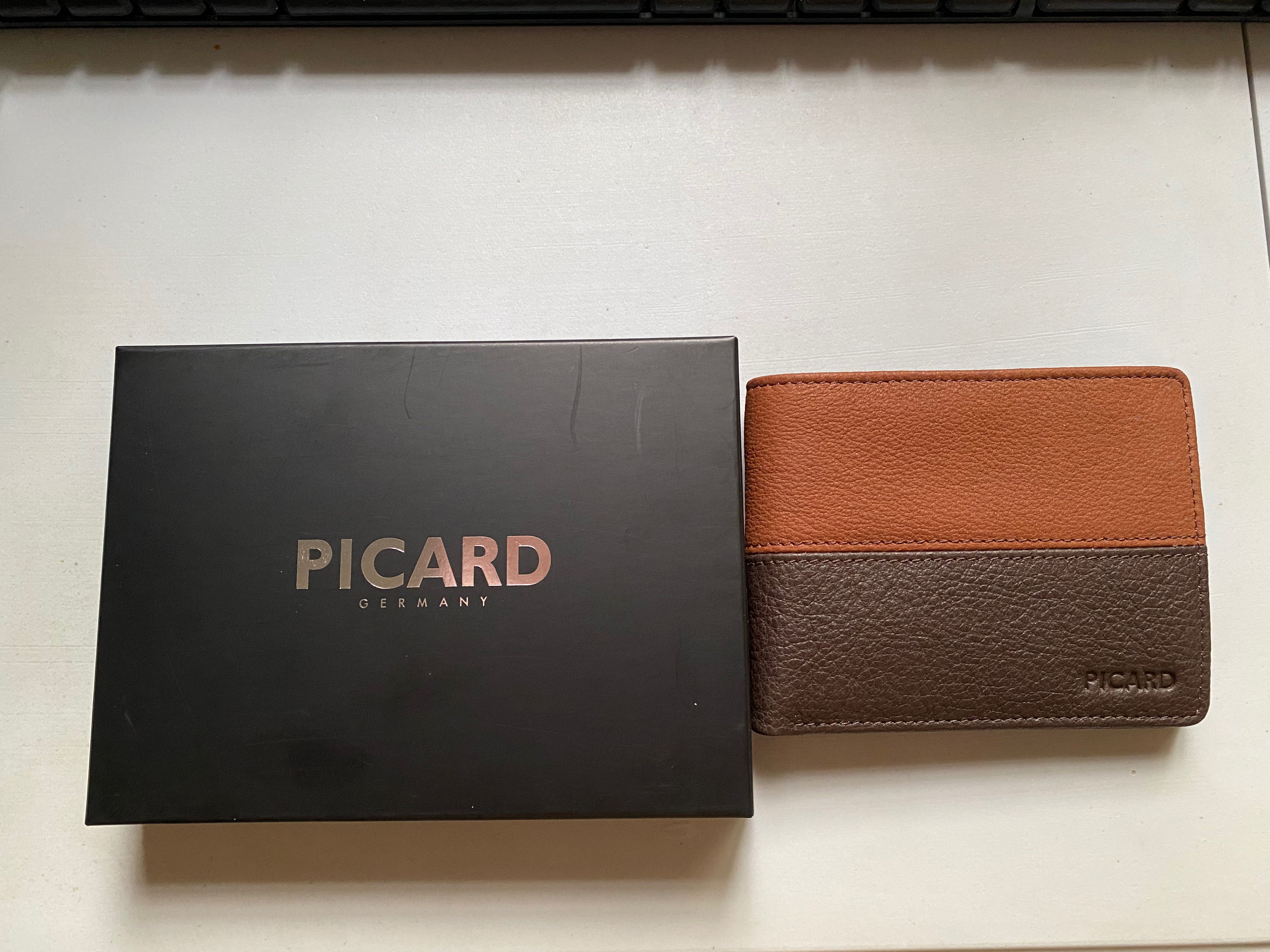 Authentic Picard Leather Bifold Wallet with coin pouch, Men's Fashion ...