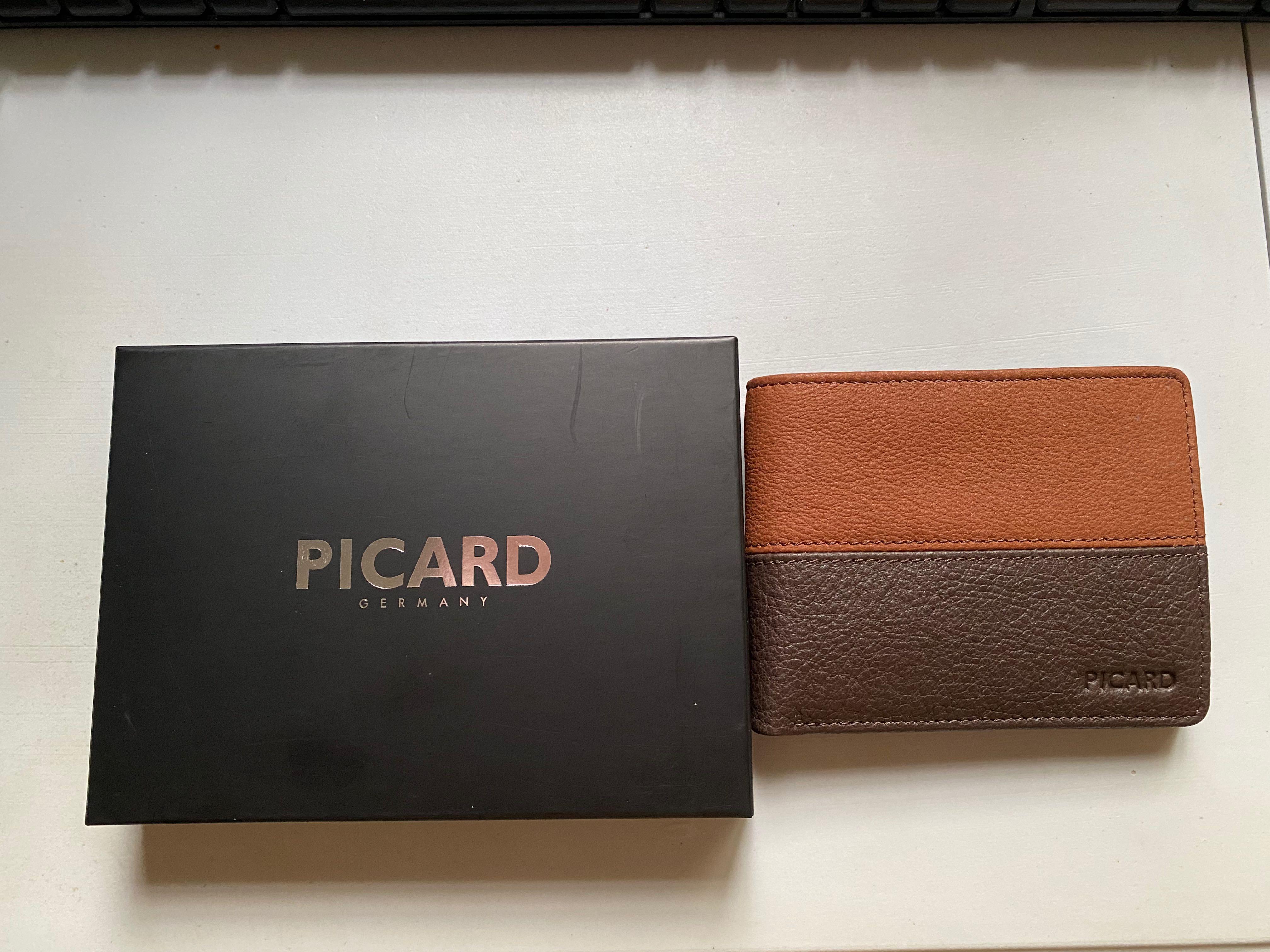 Authentic Picard Leather Bifold Wallet with coin pouch, Men's Fashion ...