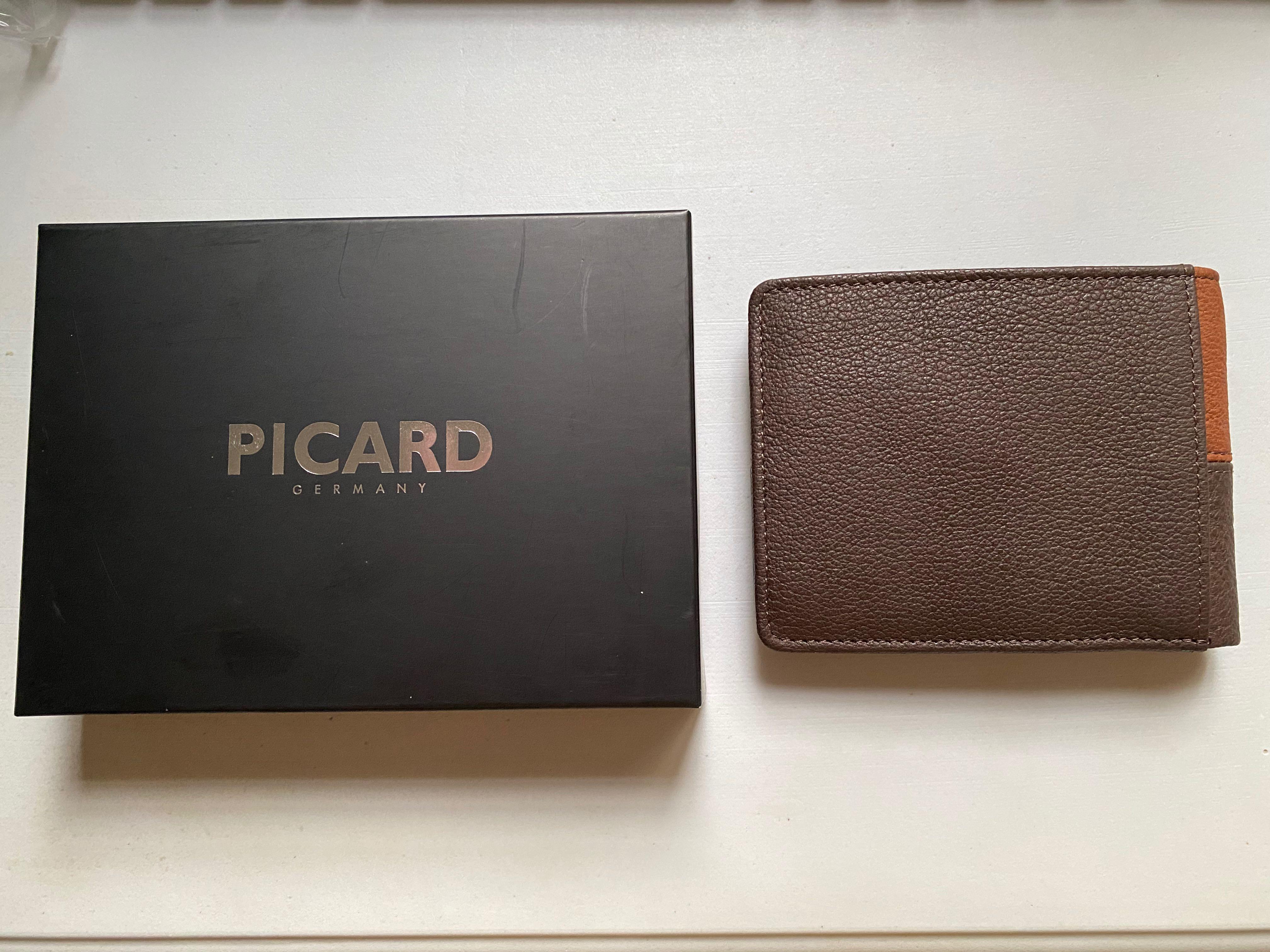 Authentic Picard Leather Bifold Wallet with coin pouch, Men's Fashion ...