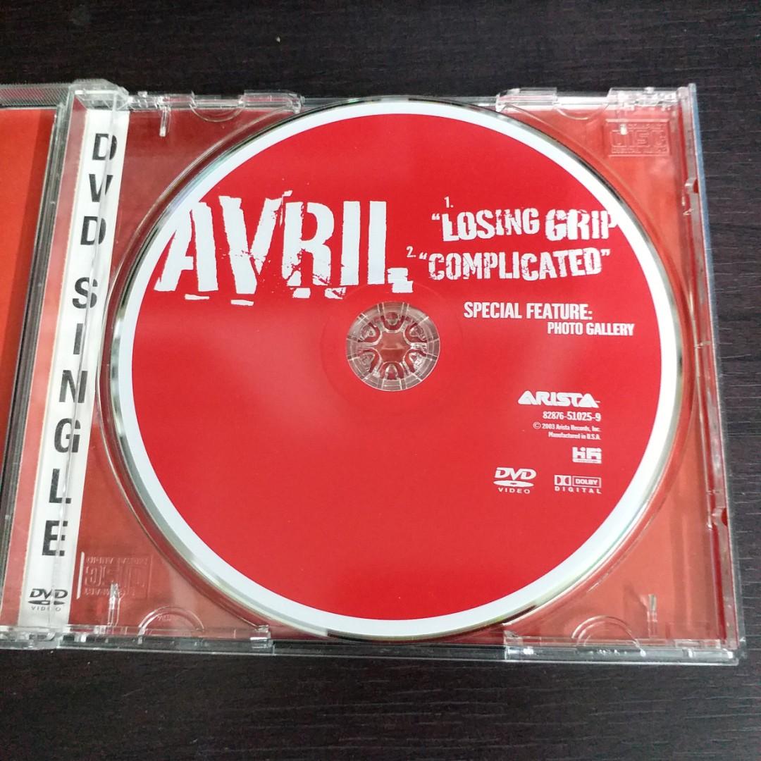 AVRIL LAVIGNE Losing Grip / Complicated 美版 DVD Single, 興趣及遊戲, 音樂、樂器 ...