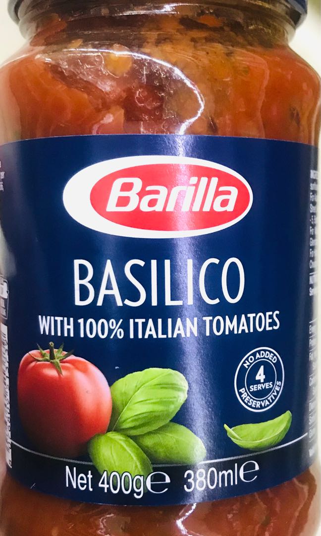 Barilla Basilico ( Tomato Sauce with Basil ) 400g, Food & Drinks ...
