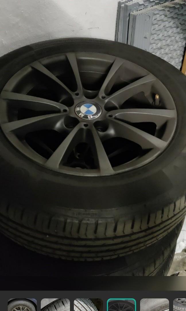 Bmw 16" rims & tyres 205/60/16, Car Accessories, Tyres & Rims on Carousell