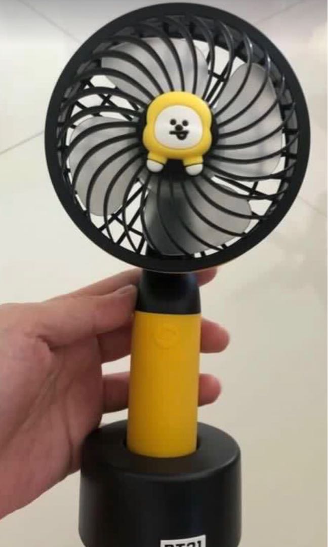 BT21 chimmy portable USB Fan brand new, Mobile Phones & Gadgets, Mobile ...