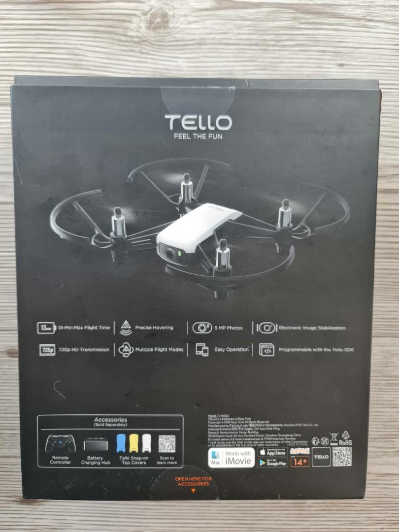 DJI Tello Drone (rarely use), Photography, Drones on Carousell