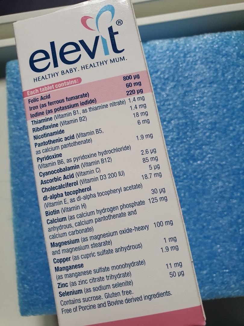 Elevit pregnancy (100Tablets), Babies & Kids, Maternity Care on Carousell