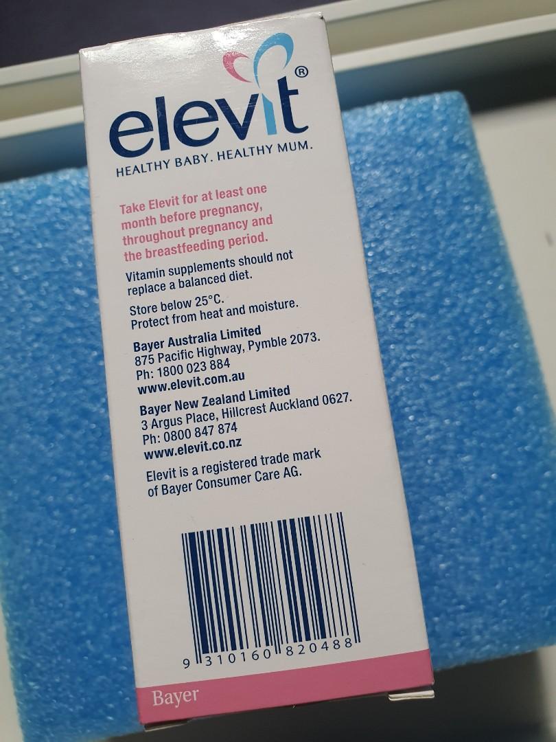 Elevit pregnancy (100Tablets), Babies & Kids, Maternity Care on Carousell