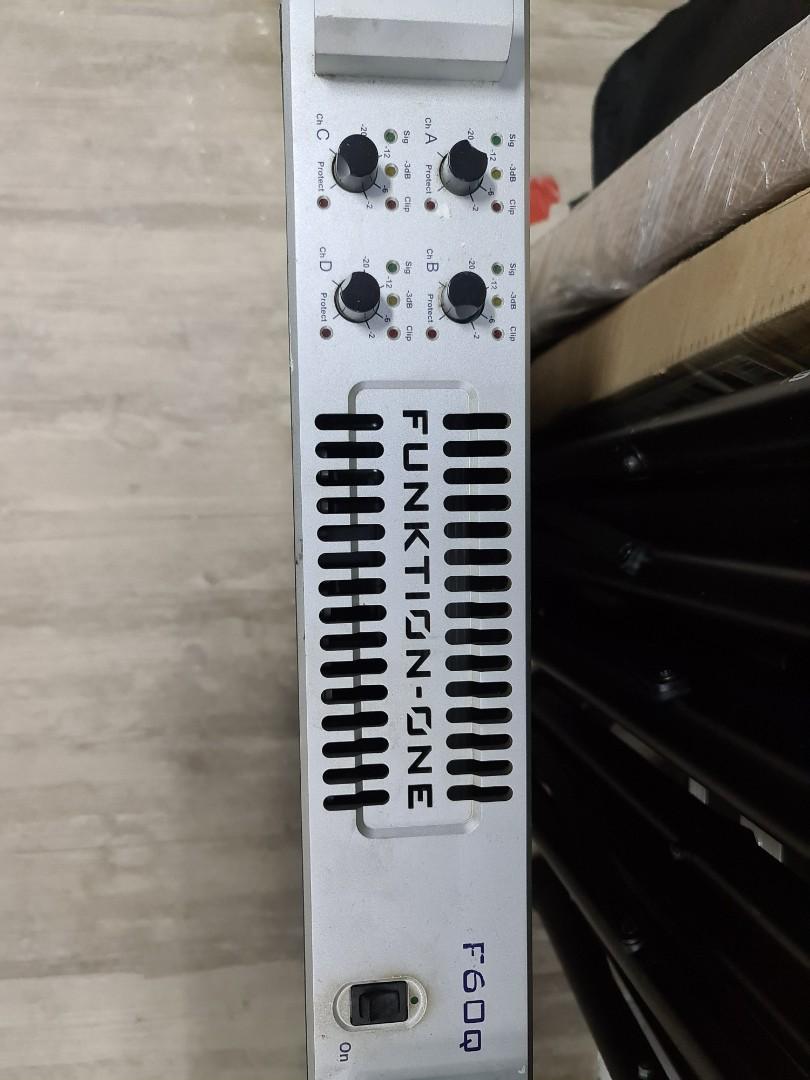 Funktion One power amplifier F60Q, Audio, Other Audio Equipment on ...