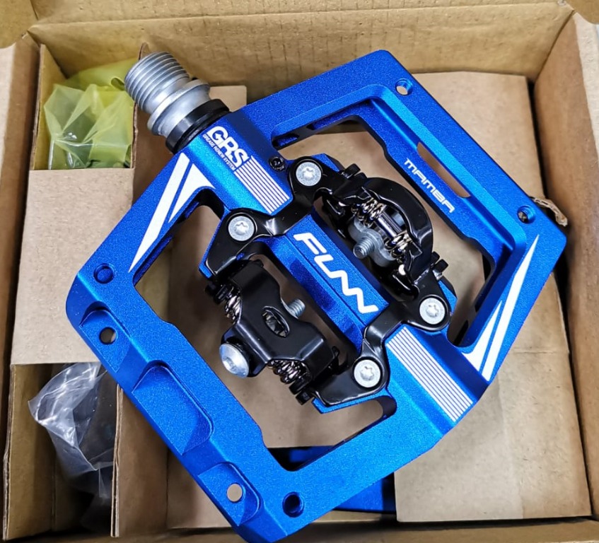Funn Mamba S Clipless MTB Pedal [Blue], Sports Equipment, Bicycles ...