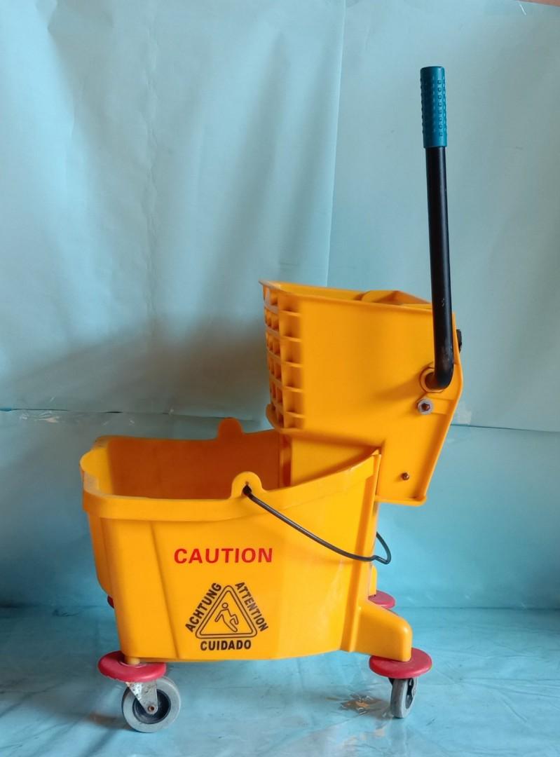 Heavy Duty Commercial Mop Squeezer Bucket, Furniture & Home Living ...