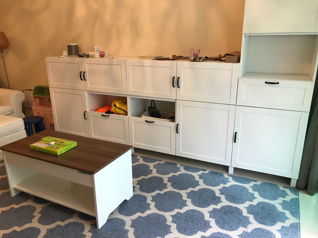 IKEA Besta Storage System, Furniture & Home Living, Furniture, Shelves ...