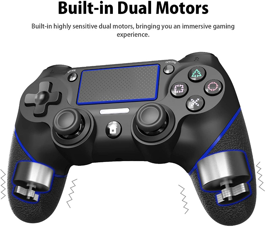 JOYSKY for PS4 Controller Wireless Gaming Controller PS4 Double ...