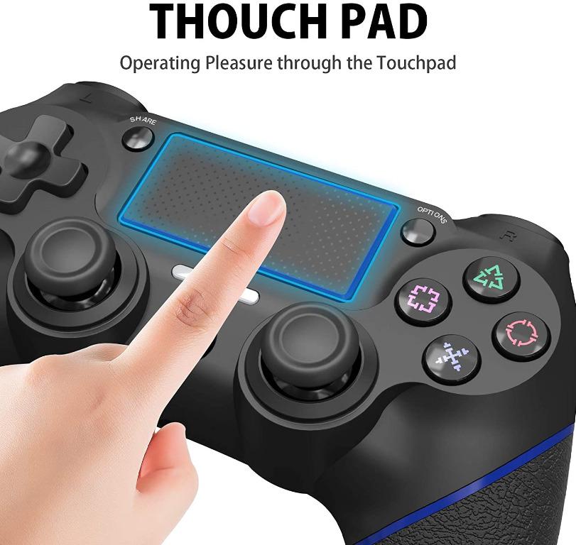 JOYSKY for PS4 Controller Wireless Gaming Controller PS4 Double ...