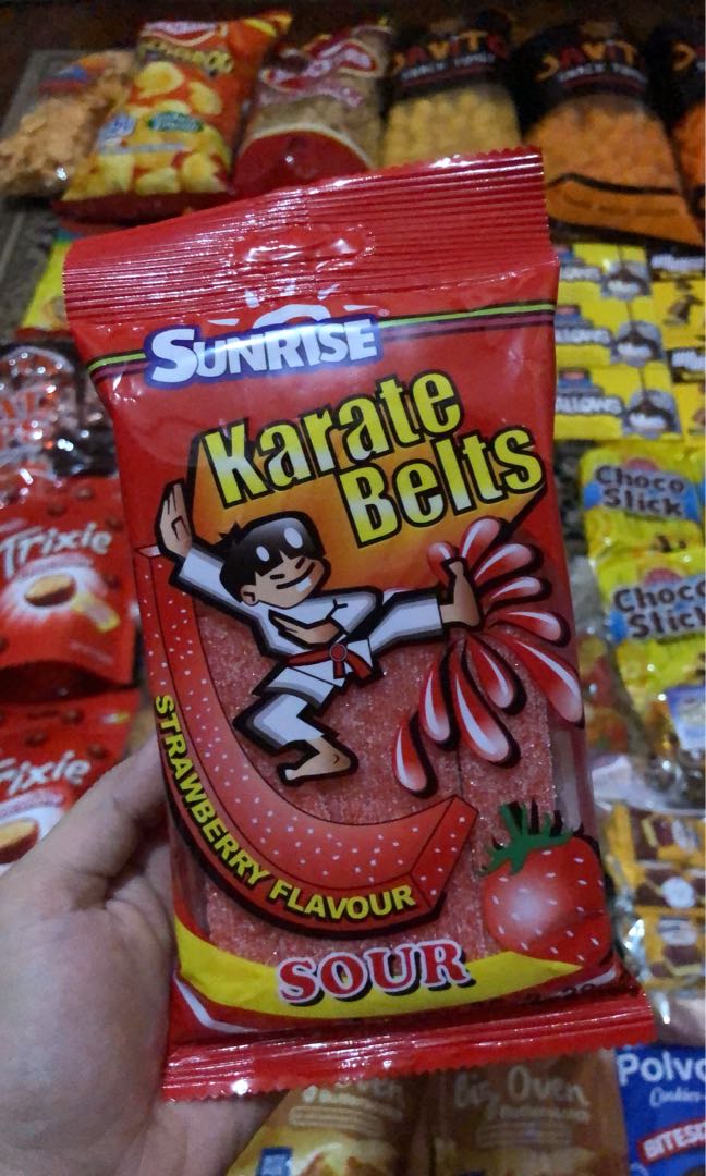 Karate Belts Strawberry flavor, Food & Drinks, Packaged & Instant Food ...